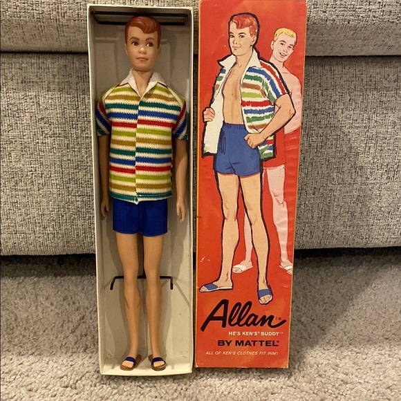 Mattel | Toys | Mattel Allan Doll In Striped Shirt And Blue Shorts ...